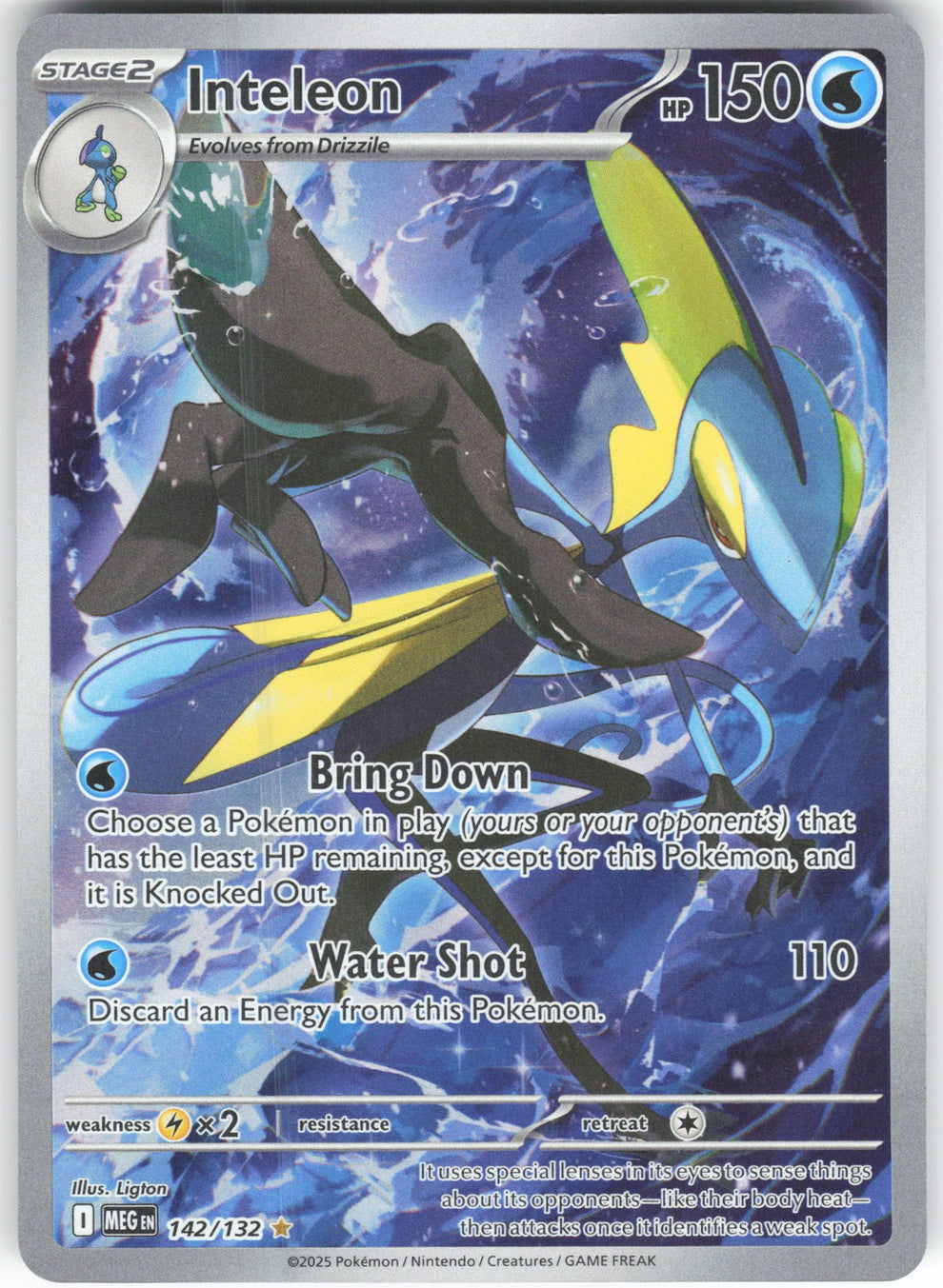 Inteleon - Illustration Rare ME01: Mega Evolution 142/132 NM – Raptor Games