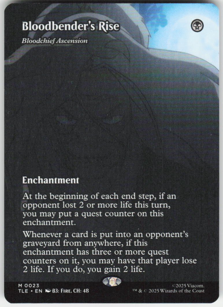 Bloodbender's Rise - Bloodchief Ascension (Borderless) M Avatar: The ...