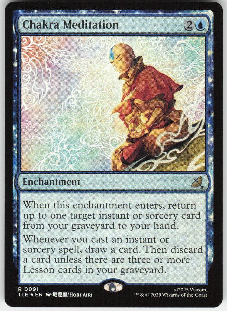 Chakra Meditation (Foil) R Avatar: The Last Airbender: Eternal-Legal 91 ...
