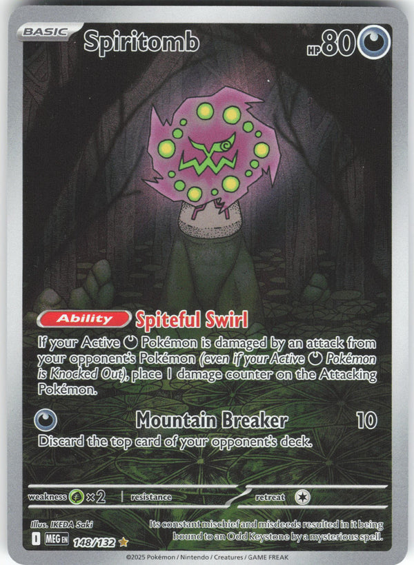Spiritomb - Illustration Rare ME01: Mega Evolution 148/132 NM – Raptor ...