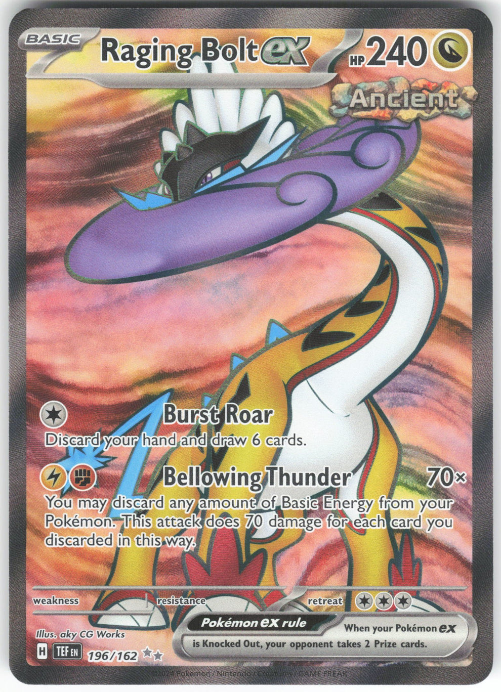 Raging Bolt ex - Ultra Rare SV05: Temporal Forces 196/162 NM – Raptor Games
