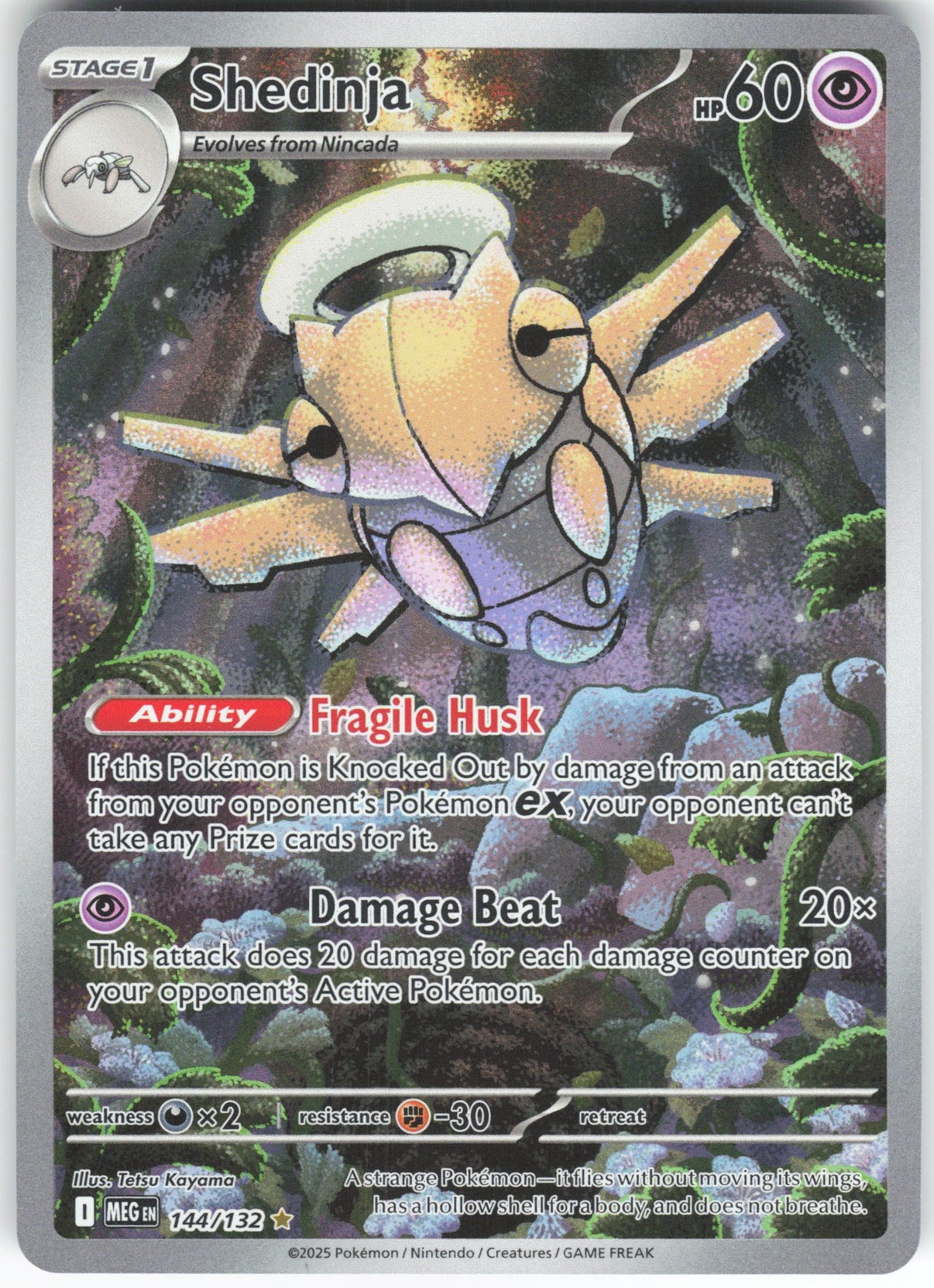 Shedinja - Illustration Rare ME01: Mega Evolution 144/132 NM – Raptor Games
