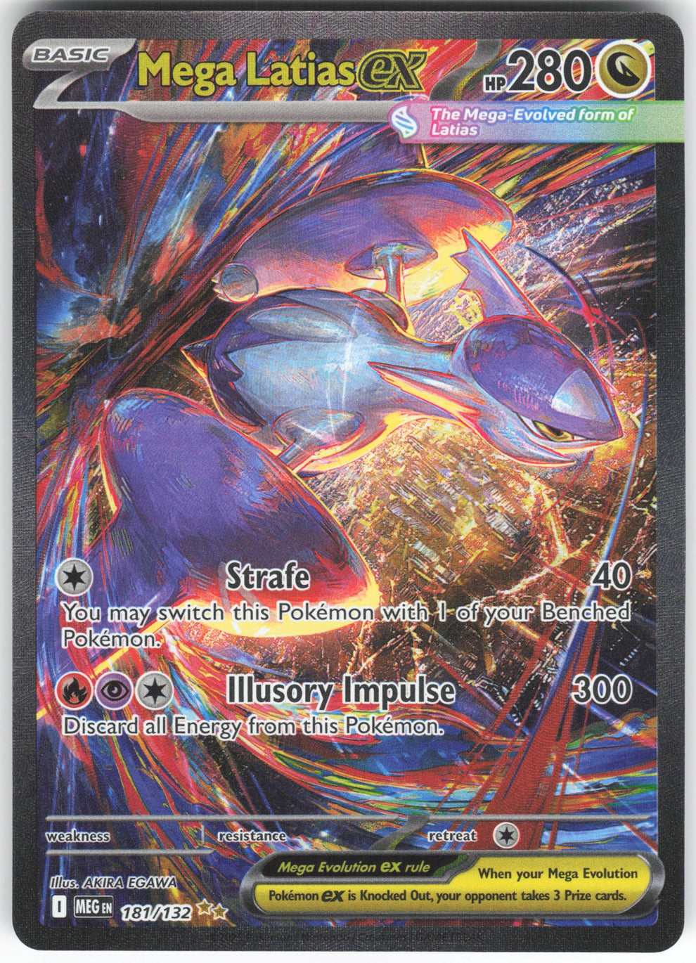 Mega Latias ex - Special Illustration Rare ME01: Mega Evolution 181/132 ...
