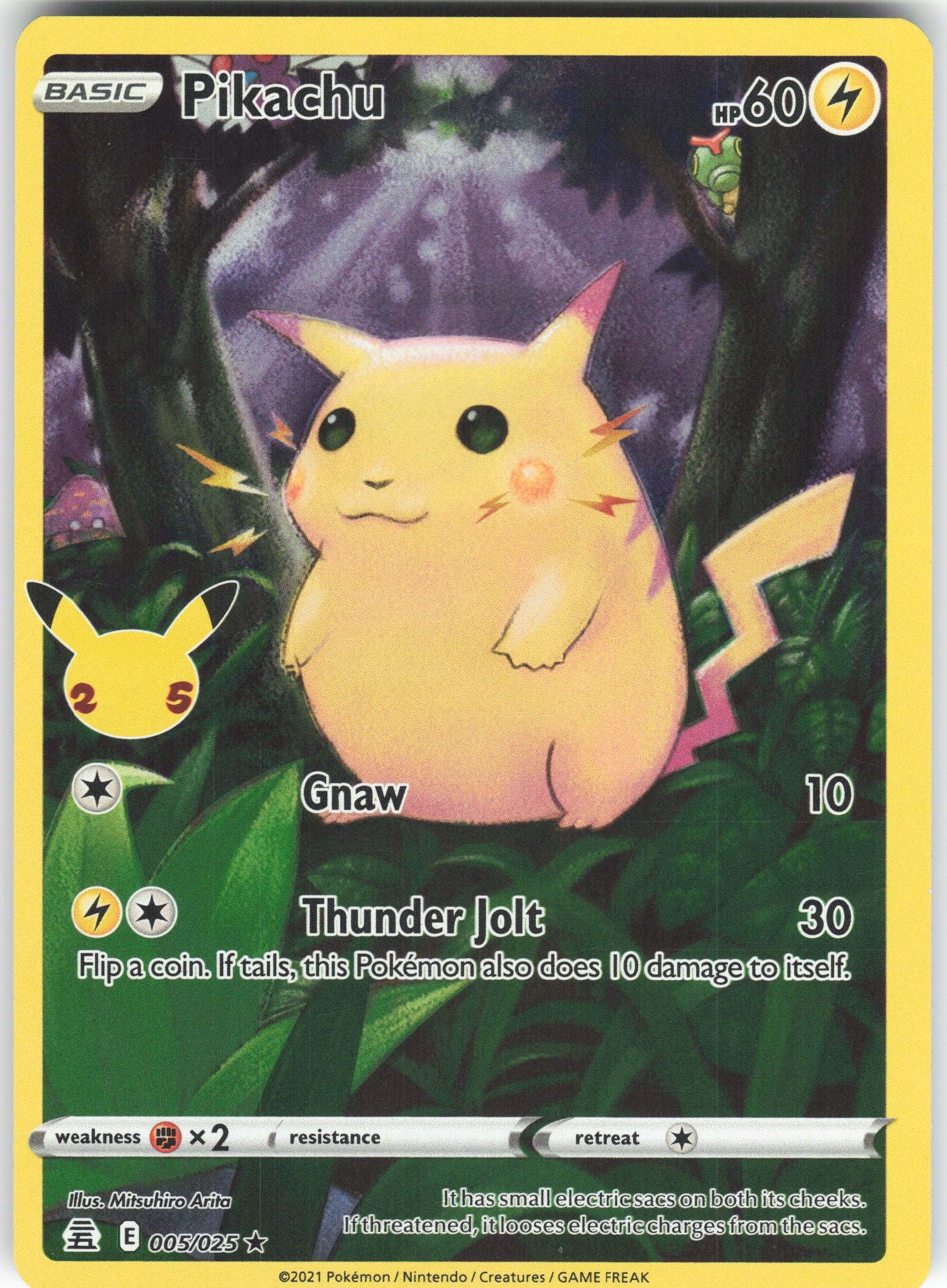Pikachu Holo Rare Celebrations 005/025 NM – Raptor Games