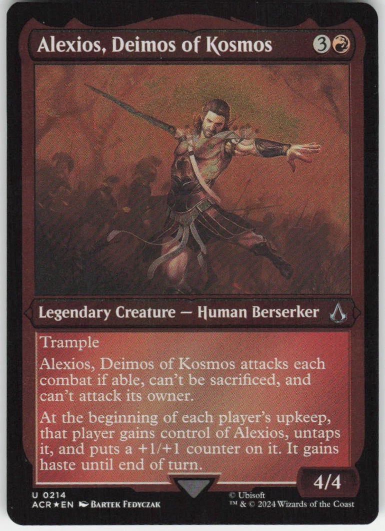 Alexios, Deimos of Kosmos (Foil Etched) U Universes Beyond: Assassin's ...