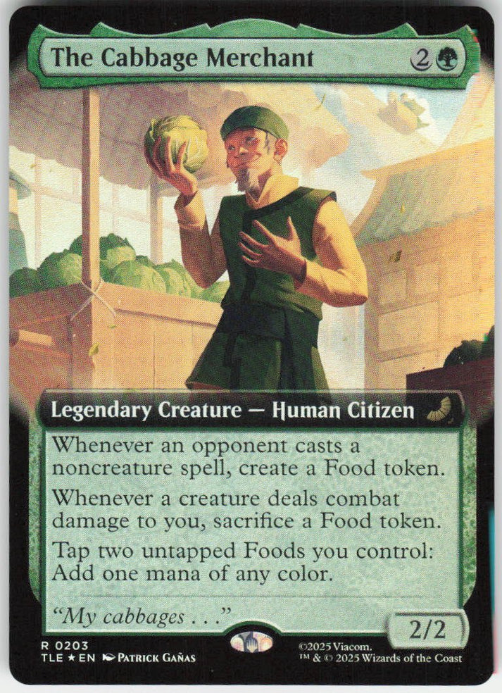 The Cabbage Merchant (Extended Art Foil) R Avatar: The Last Airbender ...