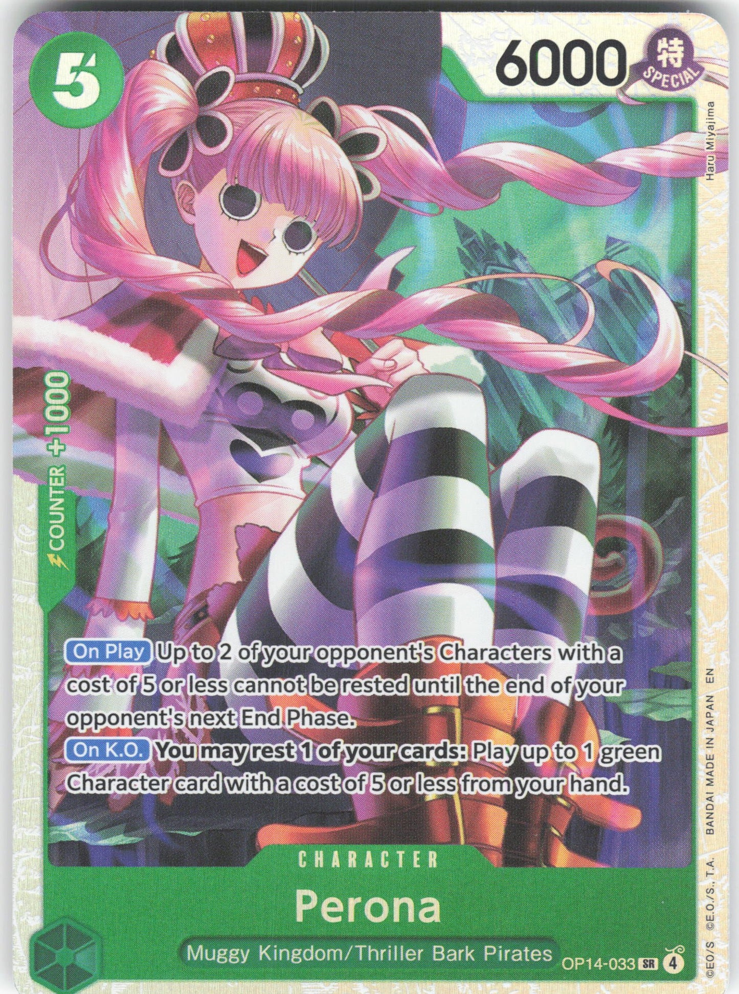 Perona - SR The Azure Sea's Seven OP14-033 NM – Raptor Games