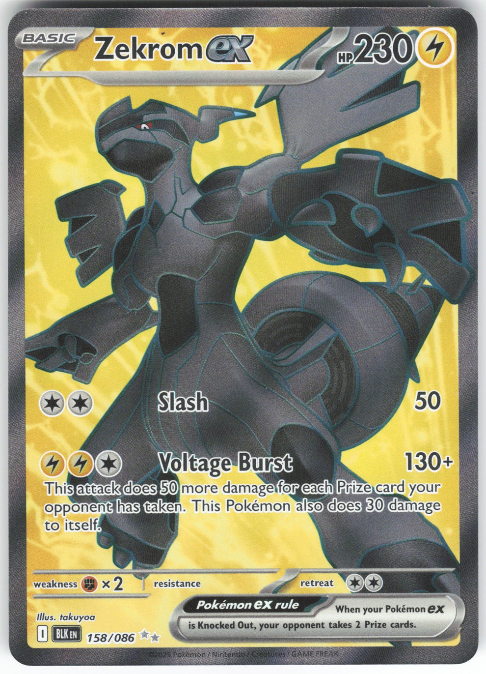 Zekrom ex - Ultra Rare SV: Black Bolt 158/086 NM – Raptor Games