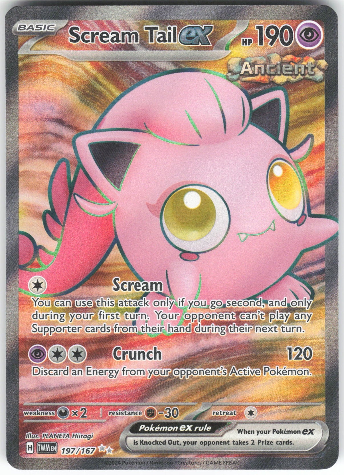 Scream Tail ex - Ultra Rare SV06: Twilight Masquerade 197/167 NM ...