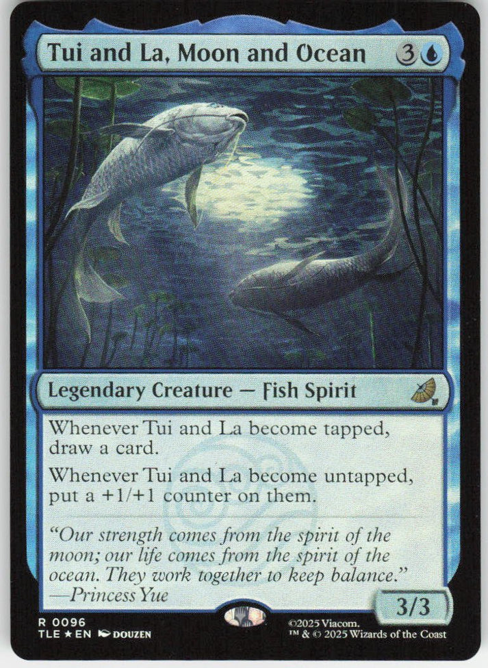 Tui and La, Moon and Ocean (Foil) R Avatar: The Last Airbender: Eternal ...
