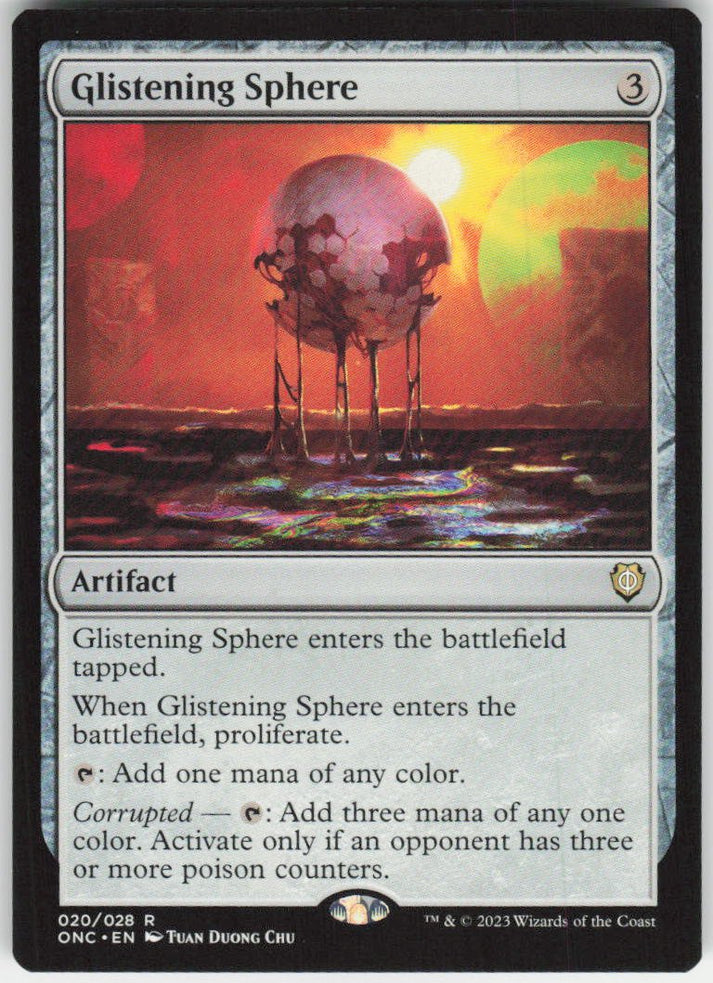 Glistening Sphere R Commander: Phyrexia: All Will Be One 20 NM – Raptor ...