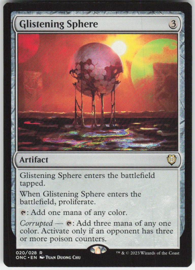 Glistening Sphere R Commander: Phyrexia: All Will Be One 20 NM – Raptor Games
