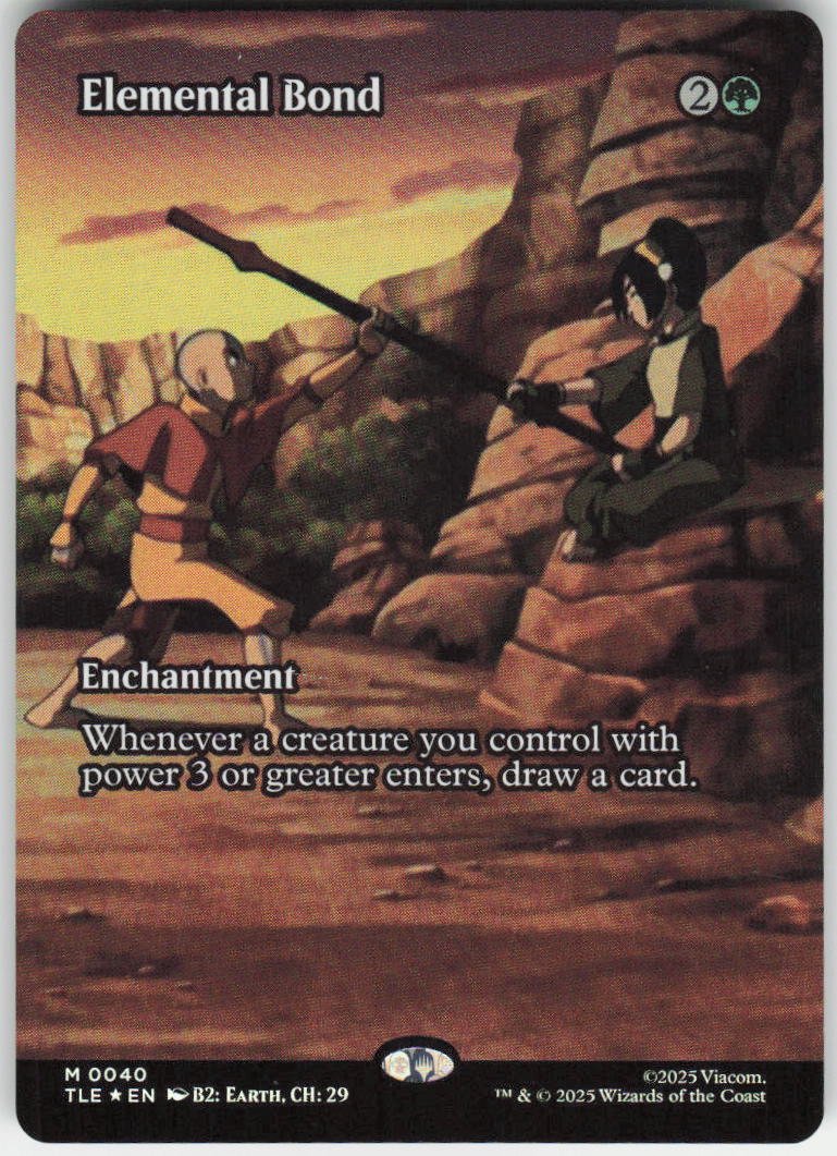 Elemental Bond (Borderless Foil) M Avatar: The Last Airbender: Eternal ...