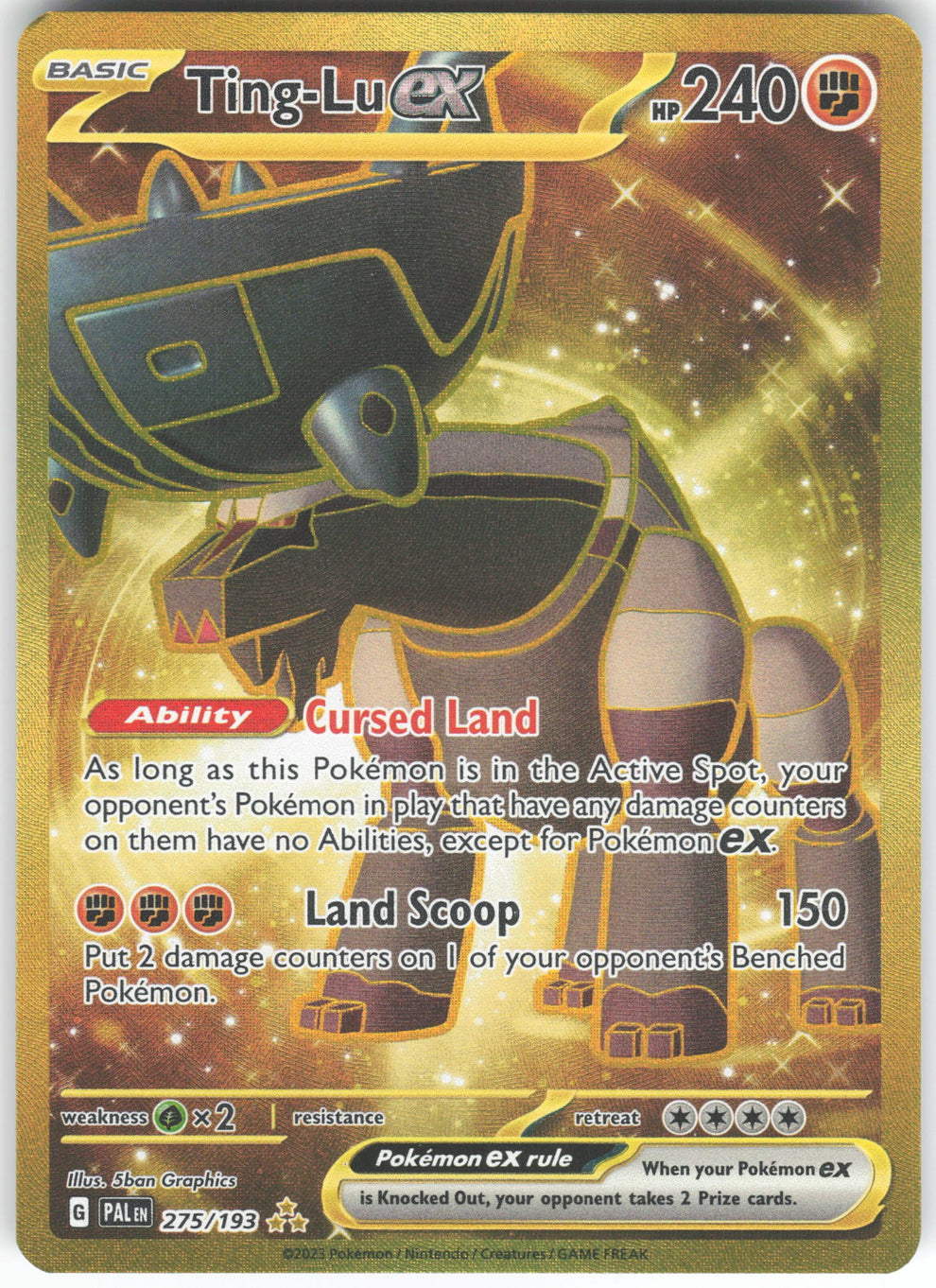 Ting-Lu ex - Hyper Rare SV02: Paldea Evolved 275/193 NM – Raptor Games