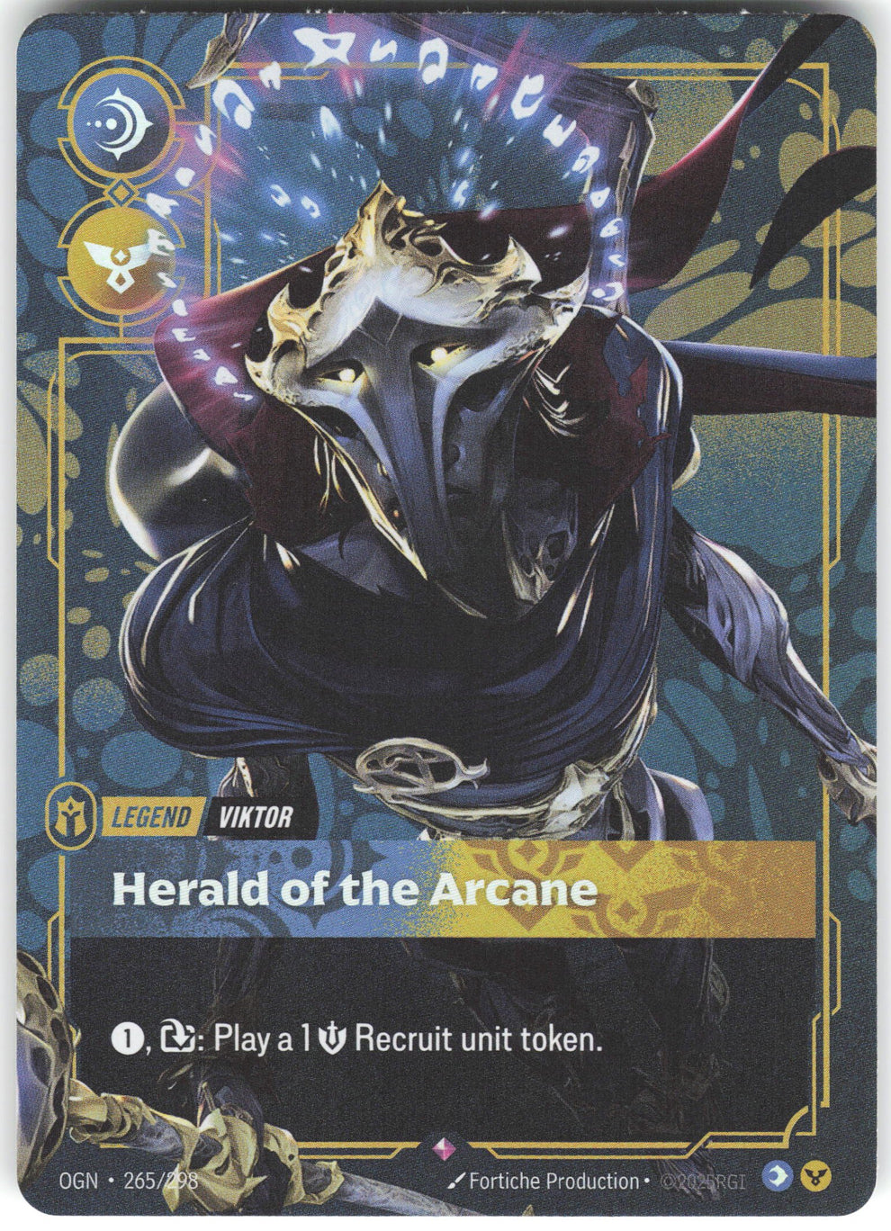 Viktor - Herald of the Arcane Rare Origins 265/298 NM – Raptor Games